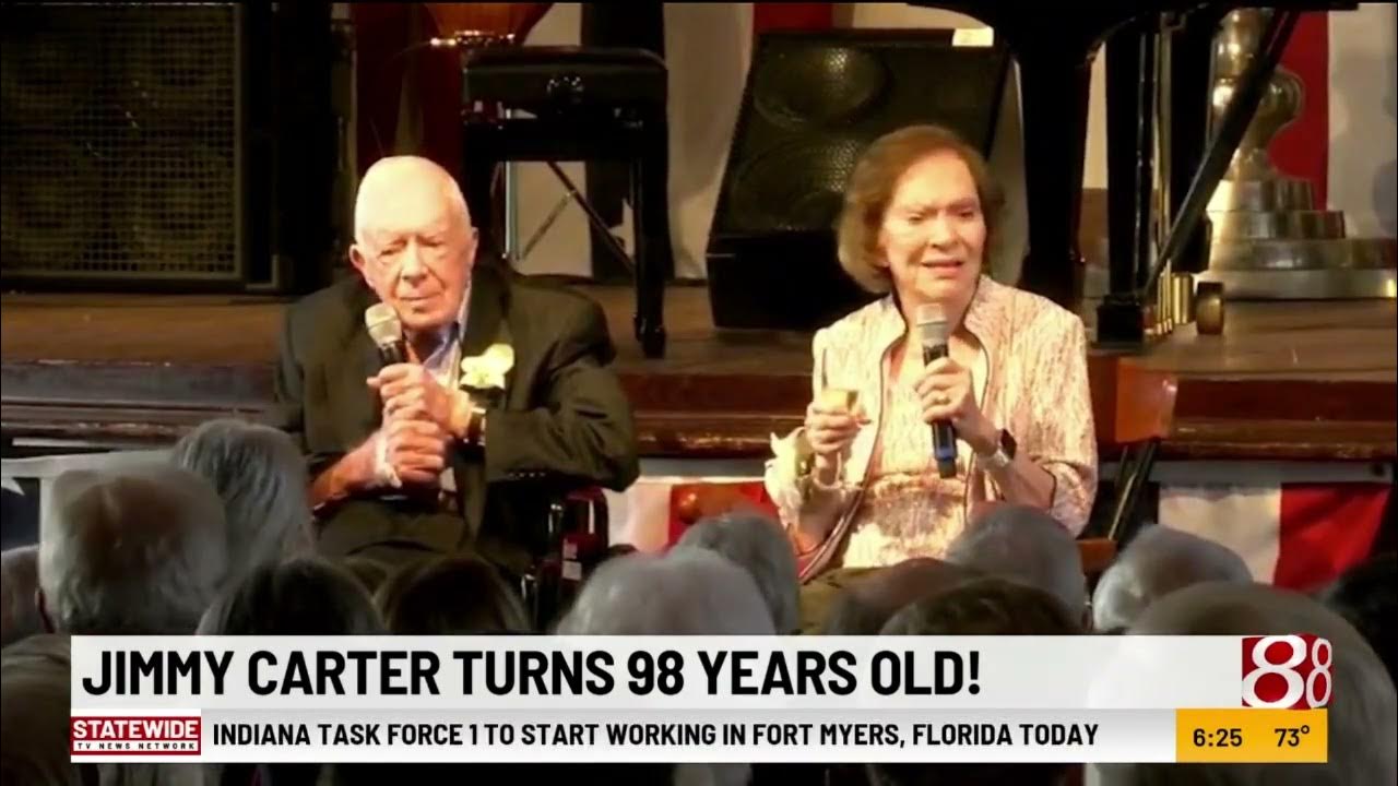 Jimmy Carter turns 98 years old - YouTube