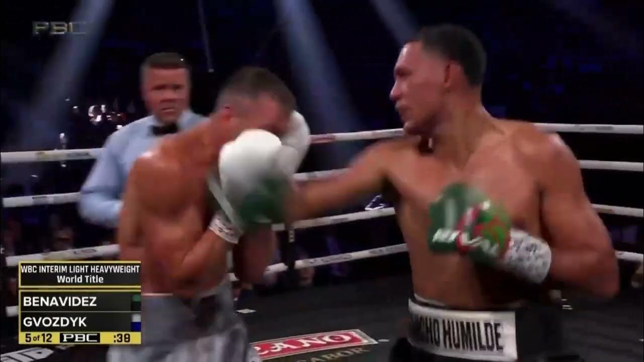 David Benavidez vs. Oleksandr Gvozdyk full fight 2024 5th round - YouTube