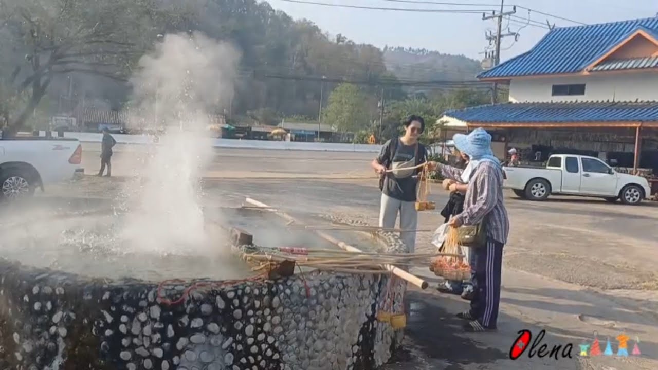 Mae Kachan Hot Springs: Steam, Eggs & Boiling Water ♨️🥚Hot springs ...