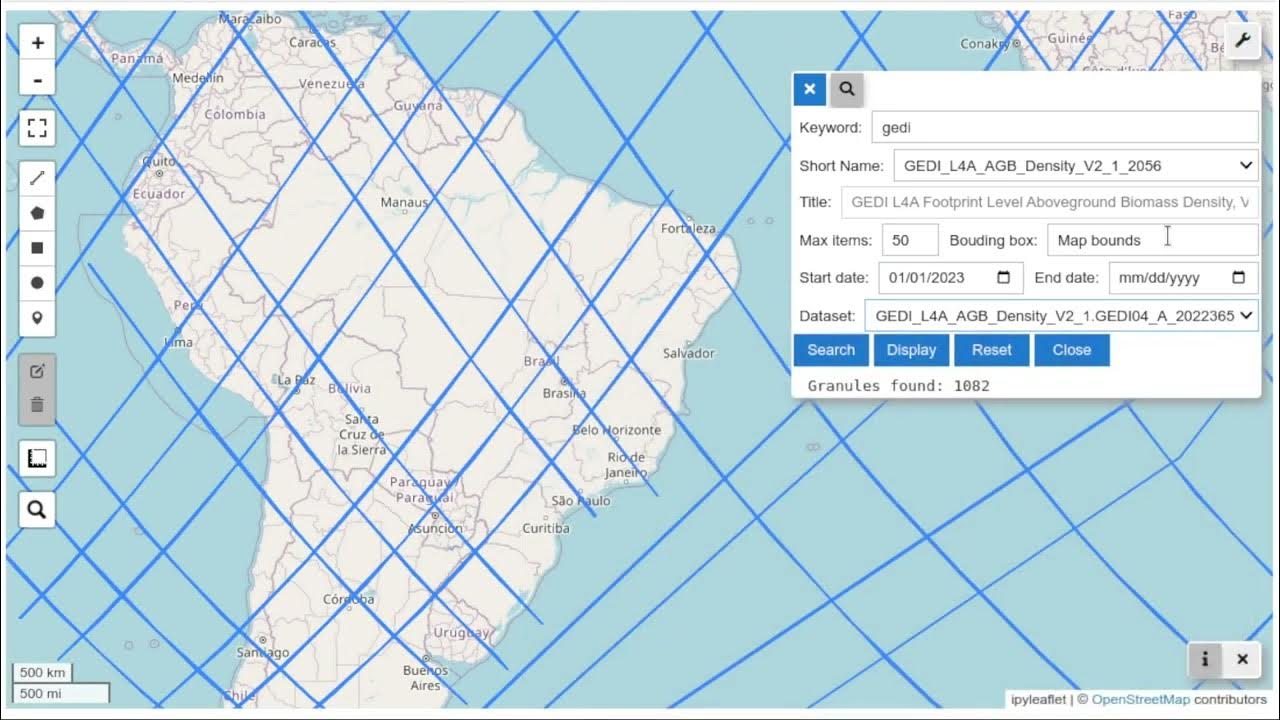 Searching and downloading NASA Earth science data products interactively - YouTube
