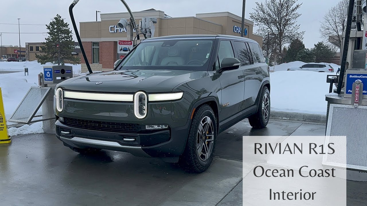 First Rivian R1S Launch Green with Ocean Coast Interior in Minnesota ...