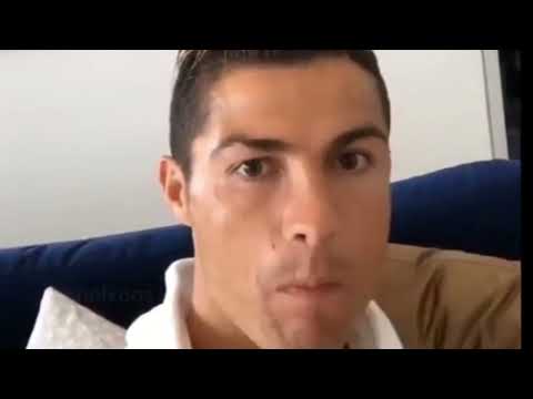 Cristiano Ronaldo drinking meme HD (full screen)
