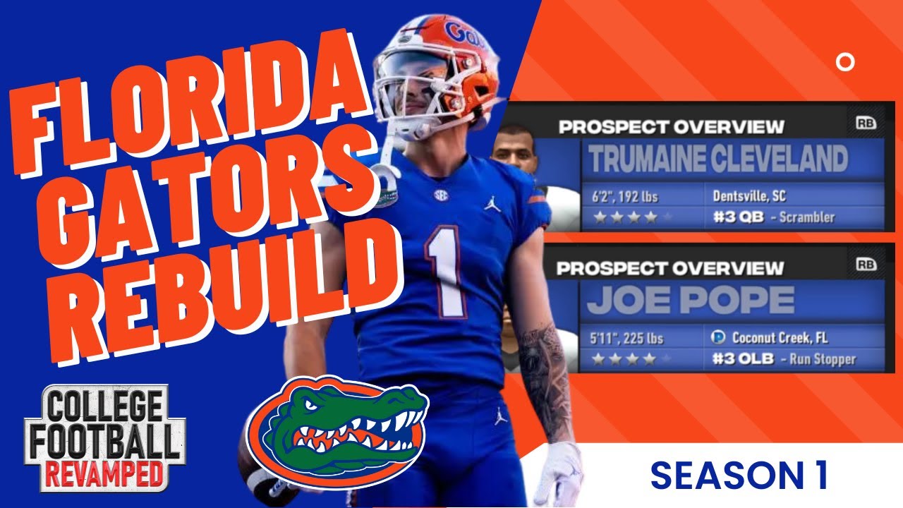 Rebuilding the Florida Gators in NCAA Football 24 - YouTube