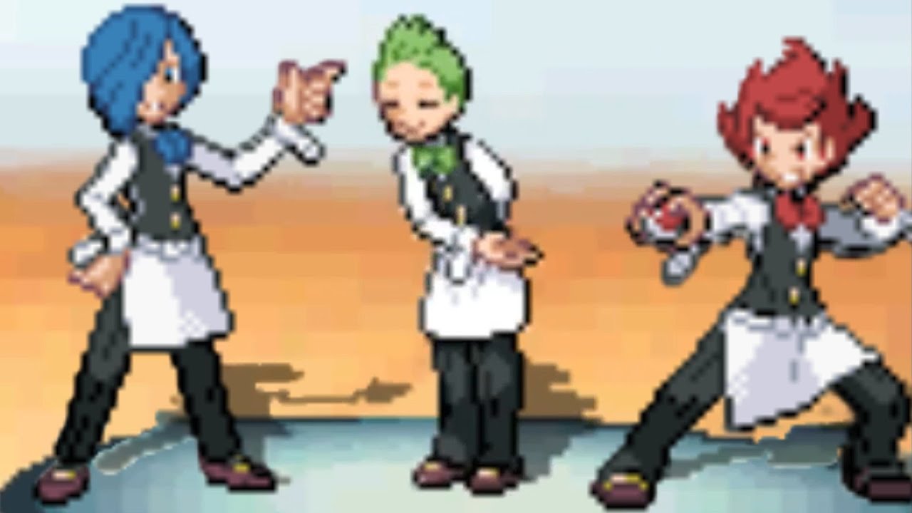 Pokemon Blaze Black 2 Redux - vs Striaton Trio (Challenge Mode Postgame ...