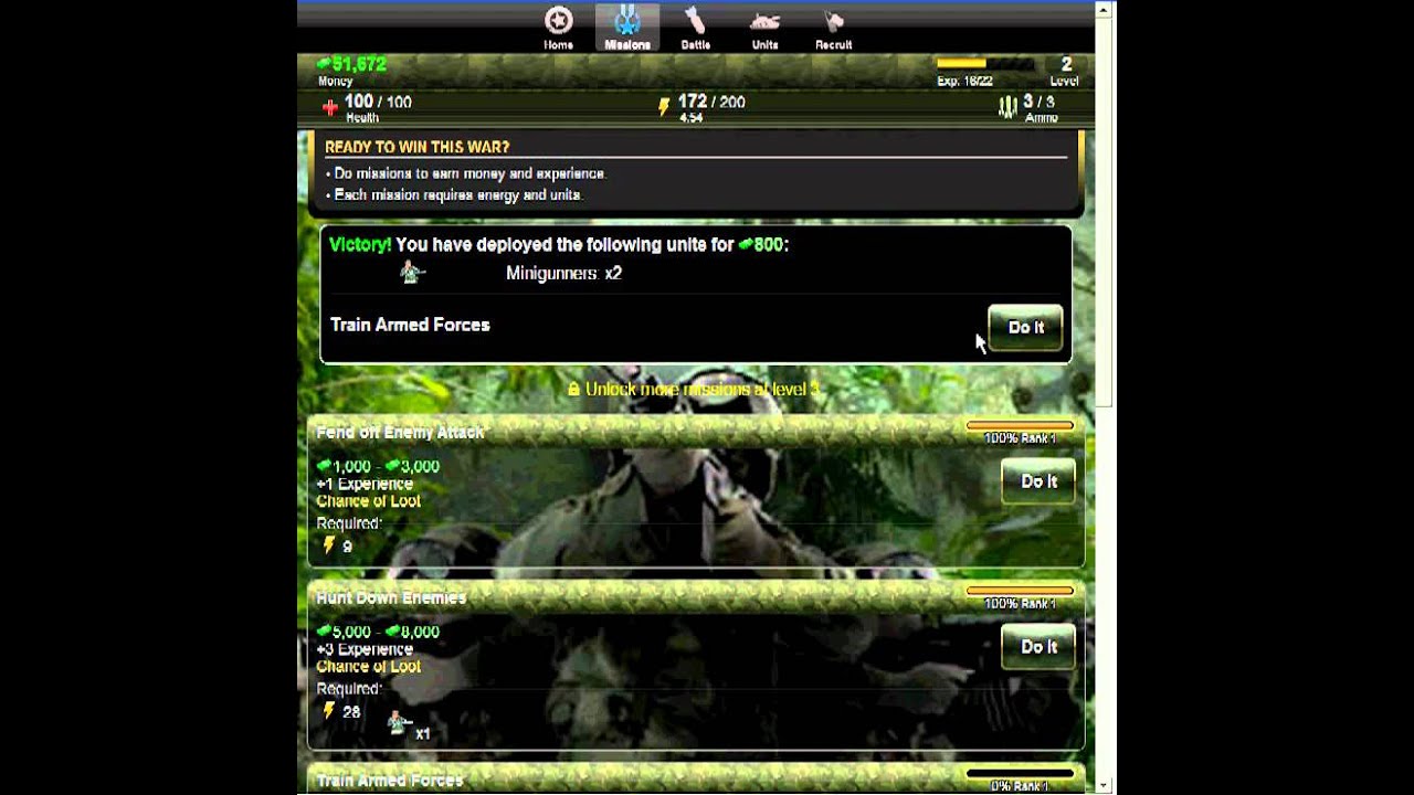 World War facebook - how to DOMINATE in game (part 1) - YouTube