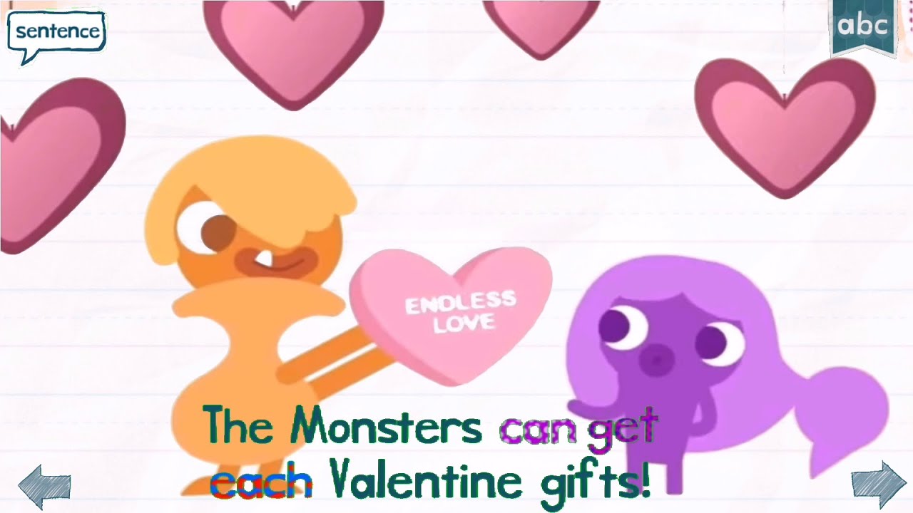 Endless reader “each” (with text and narration) - YouTube