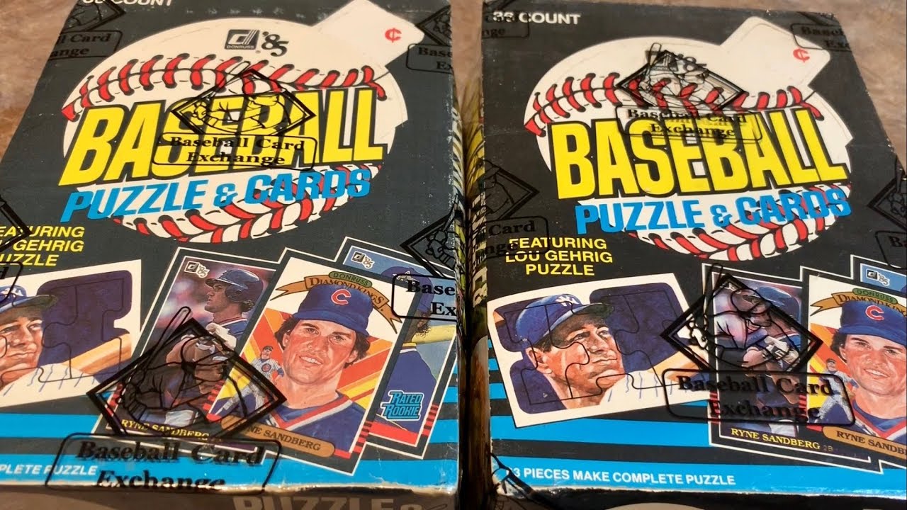1985 DONRUSS BOX BREAK! (Throwback Thursday) - YouTube