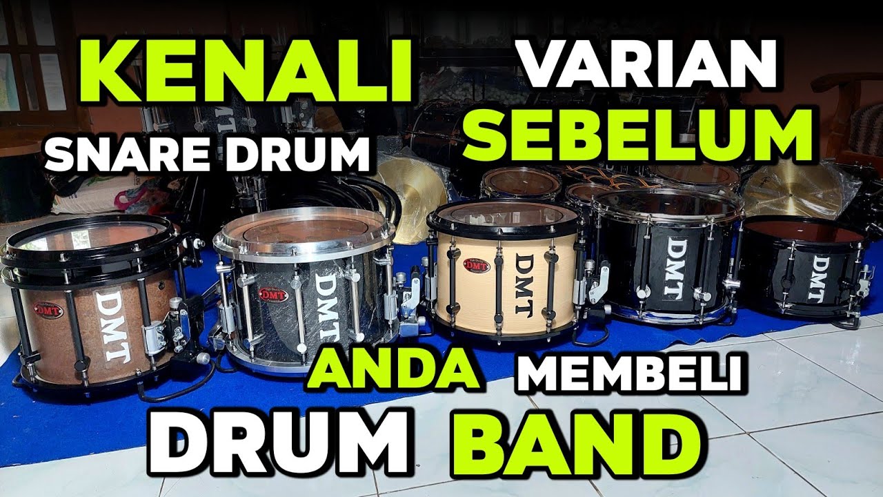 Macam - macam Snare Drum Untuk Drum Band/Marching Band - YouTube