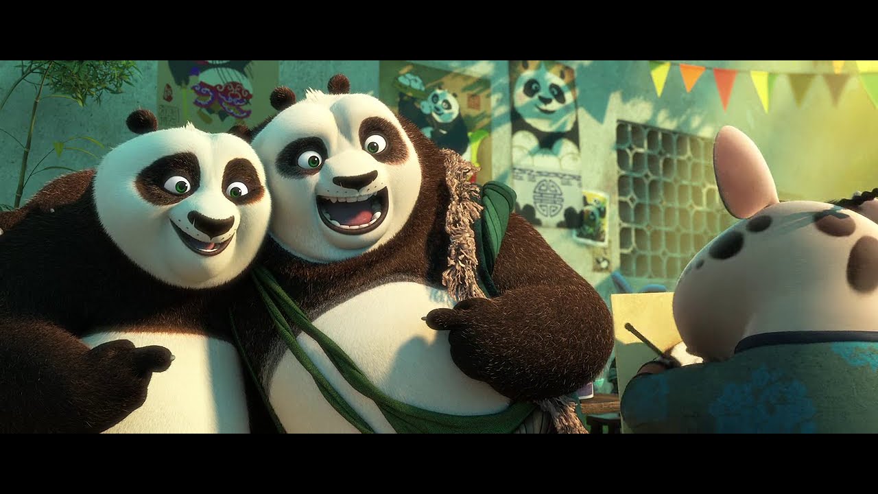 Kung Fu Panda 3 (Greek): Ο Πο συναντά τον πατέρα του - YouTube