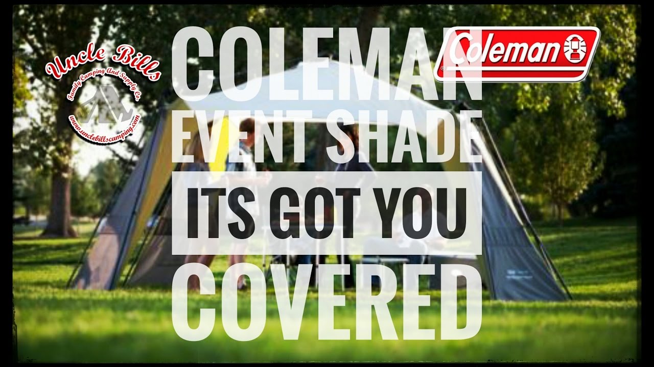 Coleman 14×14 instant event shade - YouTube