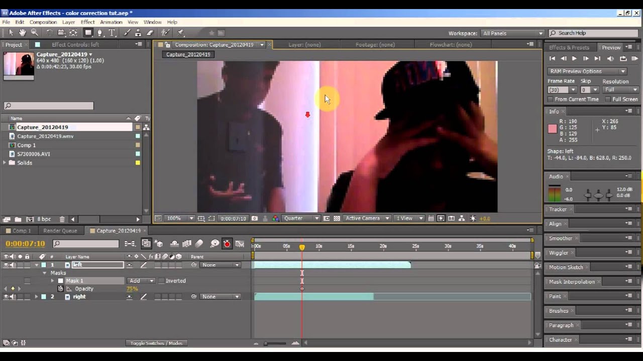 After Effects Tutorial-Cloning Effect - YouTube