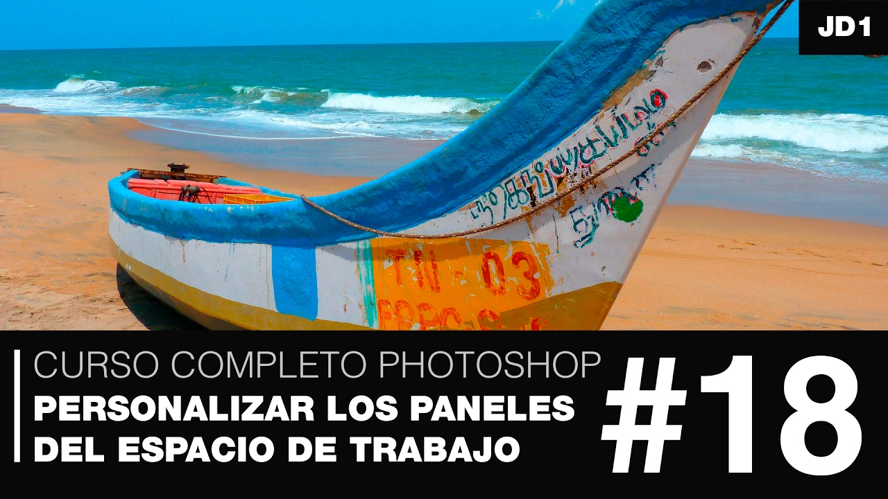 Curso de Photoshop - 18 - Personalizar los paneles del espacio de ...