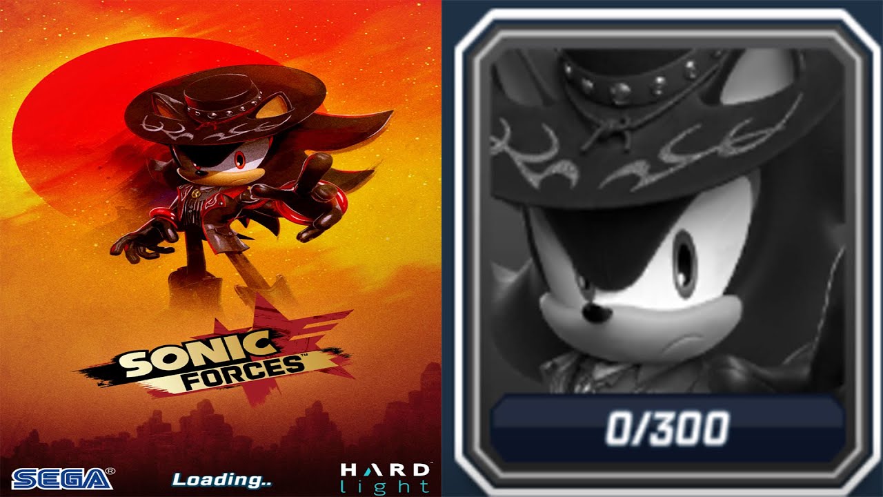 Sonic Forces Mobile - OUTLAW SHADOW the HEDGEHOG New Character Event ...