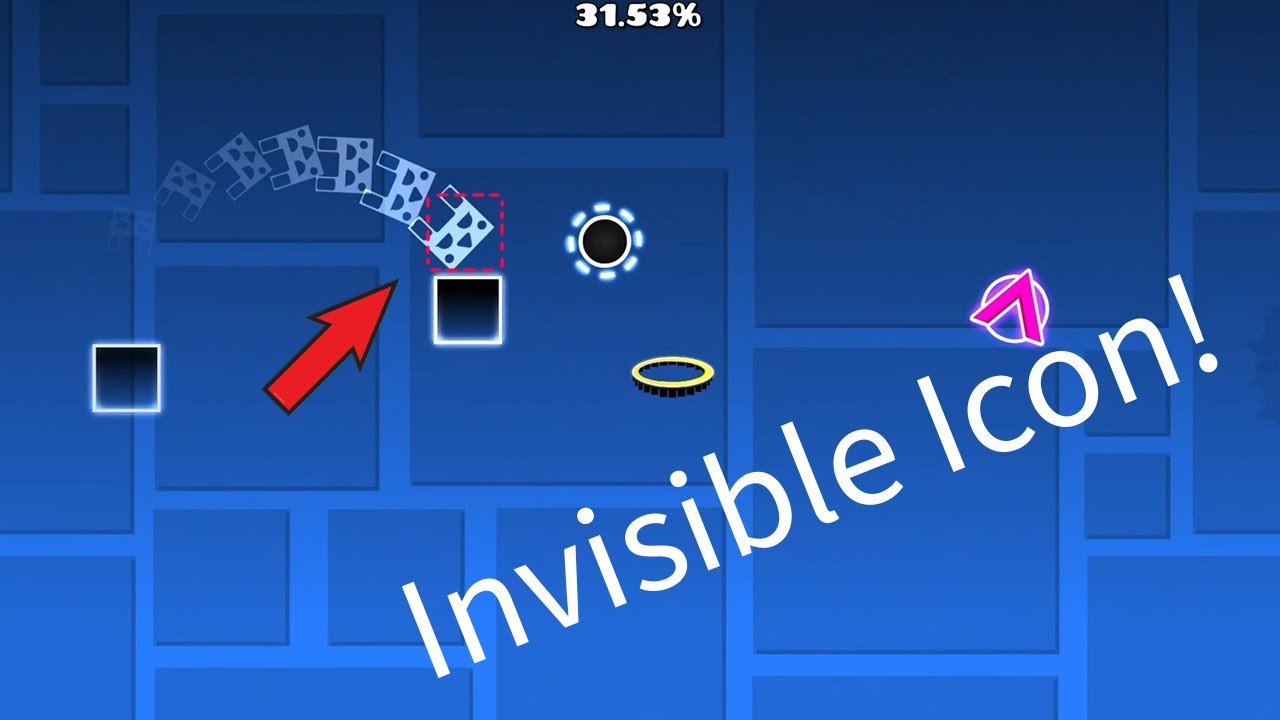 I made level with full icon invisible gameplay (dont do it) - YouTube