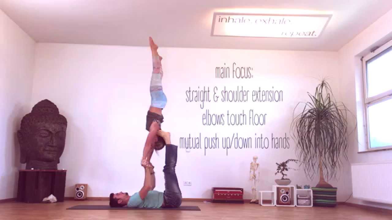 AcroYoga Tutorial - H2H PROGRESSION - Julia & Pascal Weis - YouTube