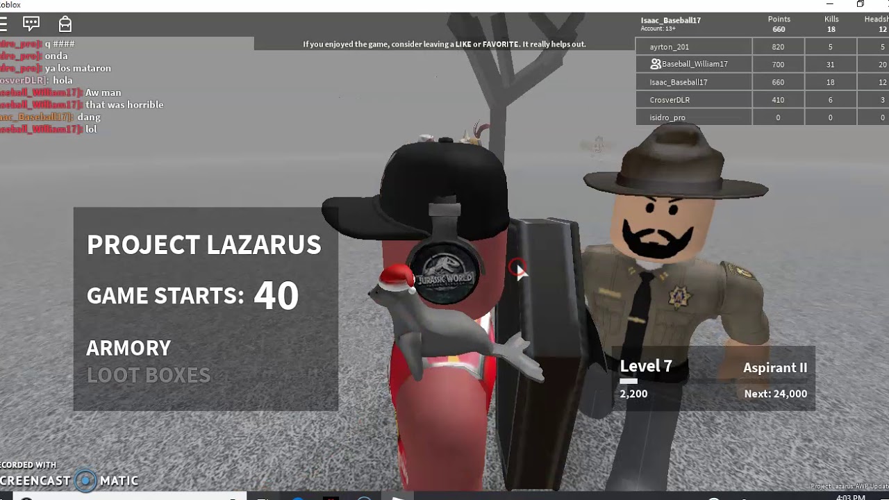 My First Time Playing Project Lazarus On My Channel! (Lets Play Roblox ...