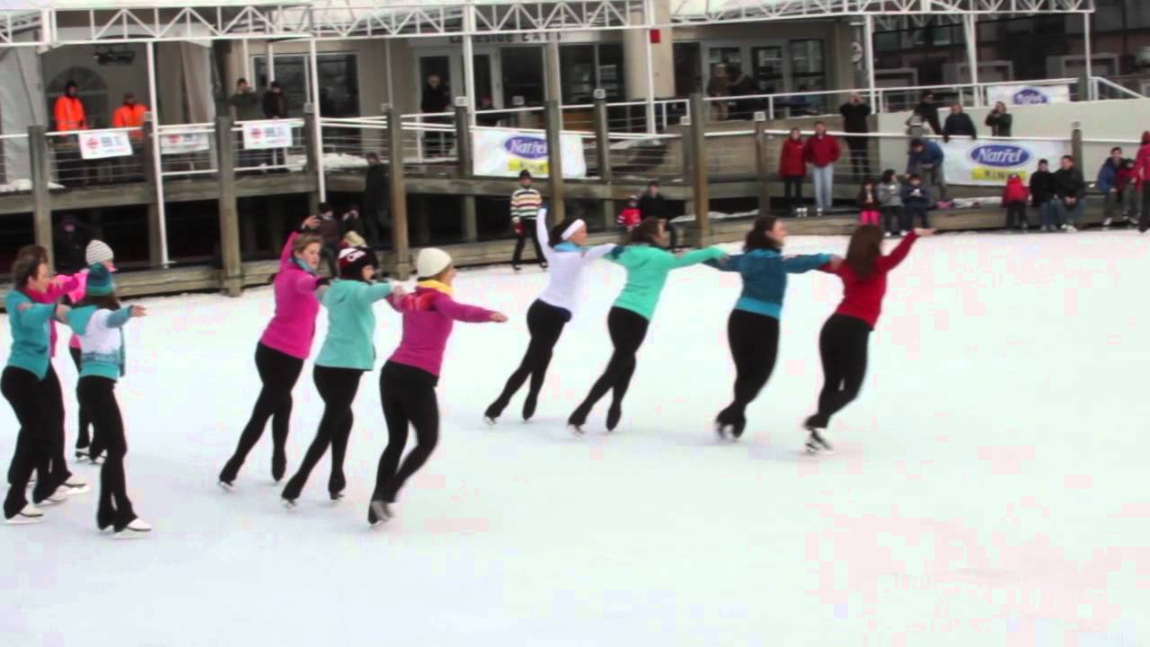 Comtech Ice Skating Flash Mob - YouTube
