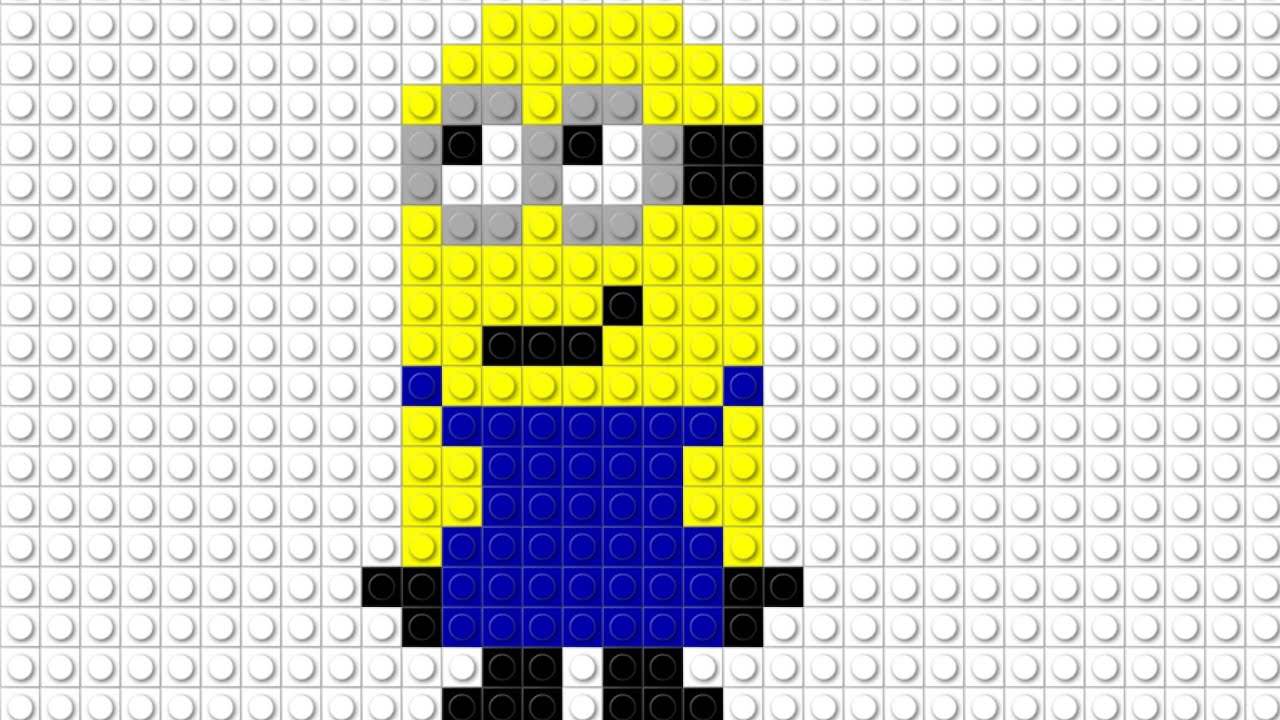 LEGO PIXEL Minions - YouTube