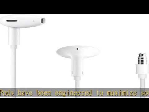 Apple EarPods Headphones with 3.5mm Plug. Microphone with Built-in Remote to Control Music ...