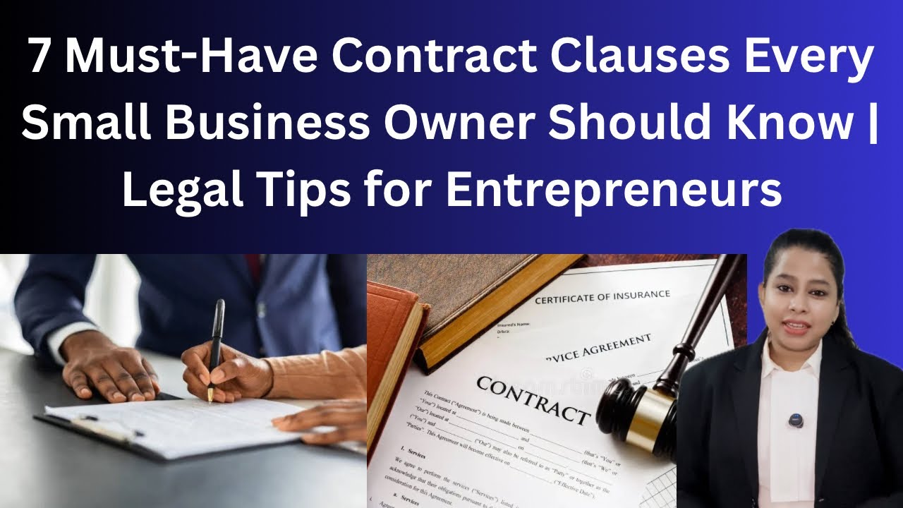 7 Must Have Contract Clauses Every Small Business Owner Should Know ...