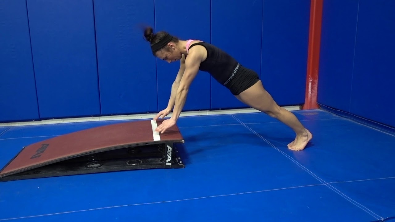 Upper Body Power Springboard Plyometric Push Ups Hops - YouTube
