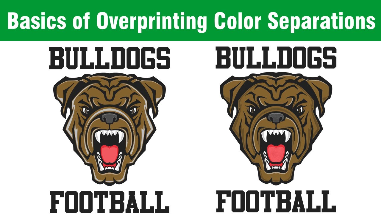 Basics of Overprinting Color Separations for Screen Printing - YouTube