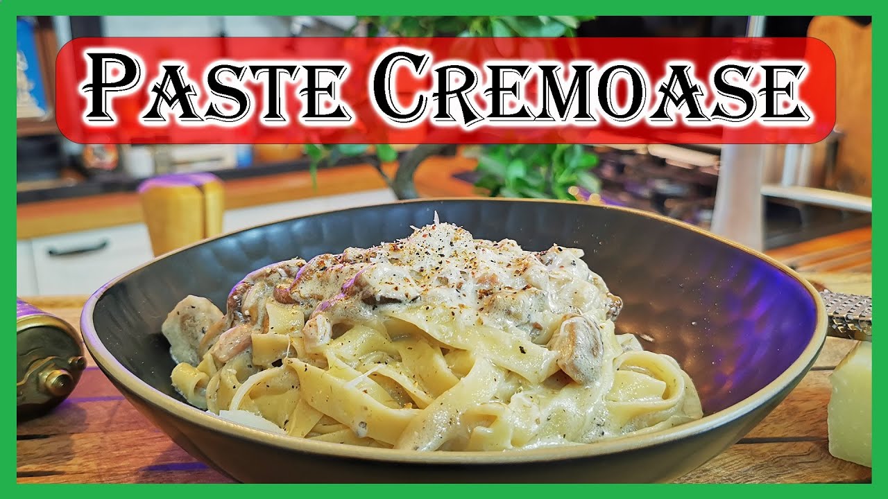 Tagliatelle Cremoase cu Ciuperci - Hribi, Ghebe si Trufe - Paste cu ...