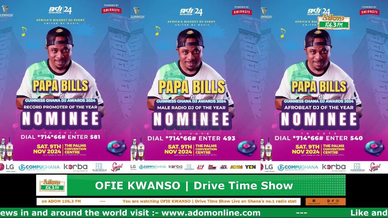OFIE KWANSO | Drive Time Show | Wednesday 6th November 2024 - YouTube