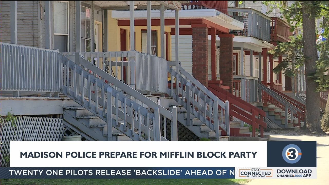 Madison police prepare for Mifflin Street Block Party - YouTube