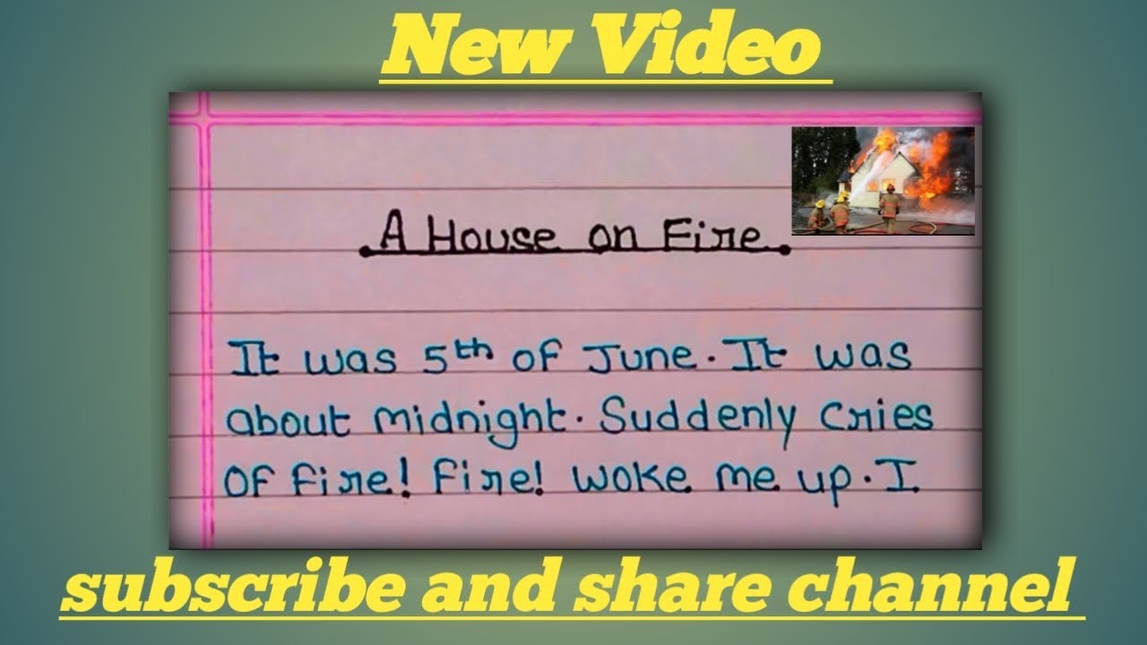 A House🏠on fire🔥.Write ️an Article about A house on fire🔥.New paragraph ...