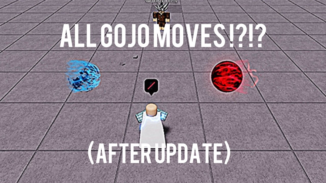 ALL GOJO MOVES !?!? (AFTER UPDATE) - YouTube