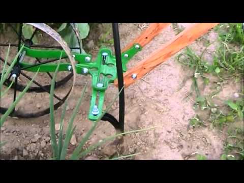 Hoss Double Wheel Hoe - YouTube