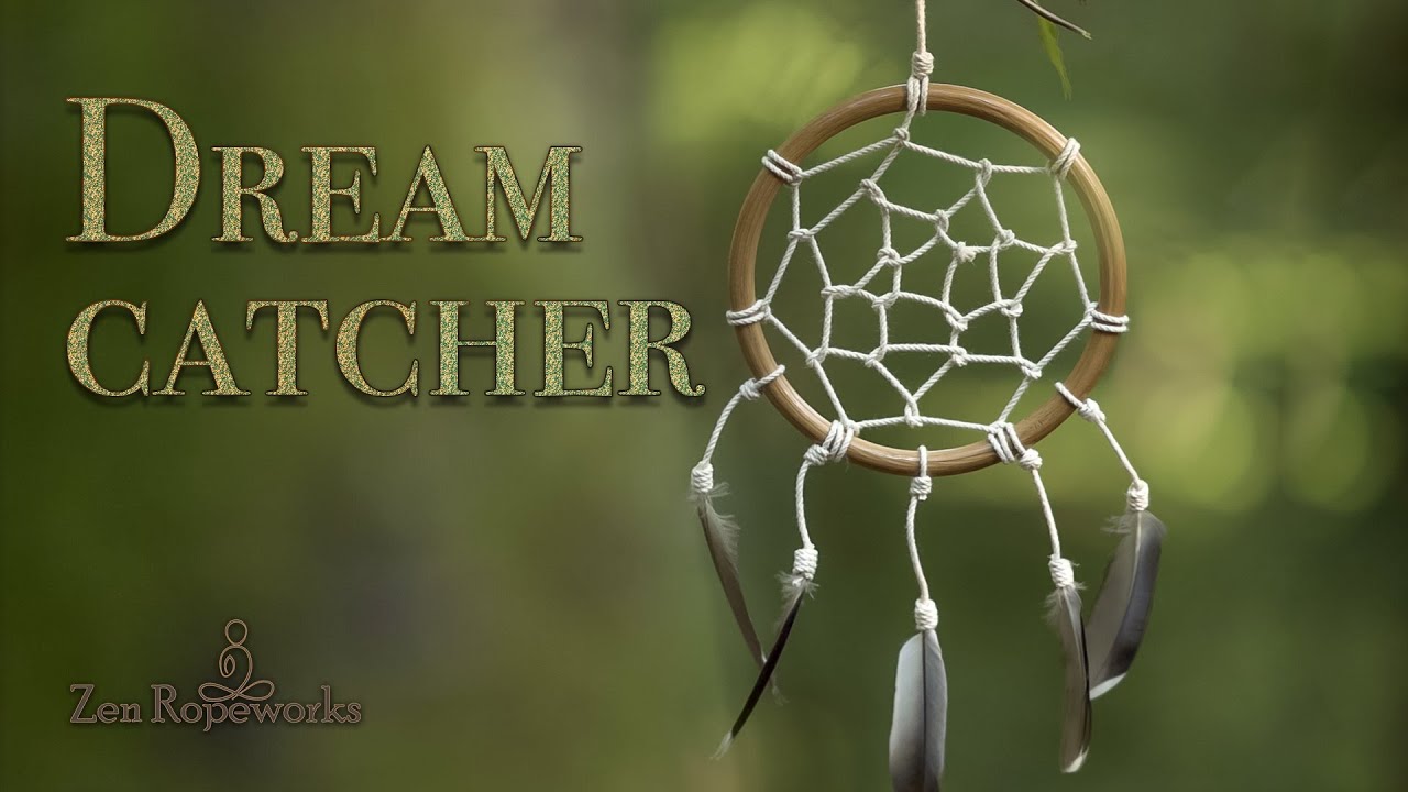 Rope dream catcher - YouTube