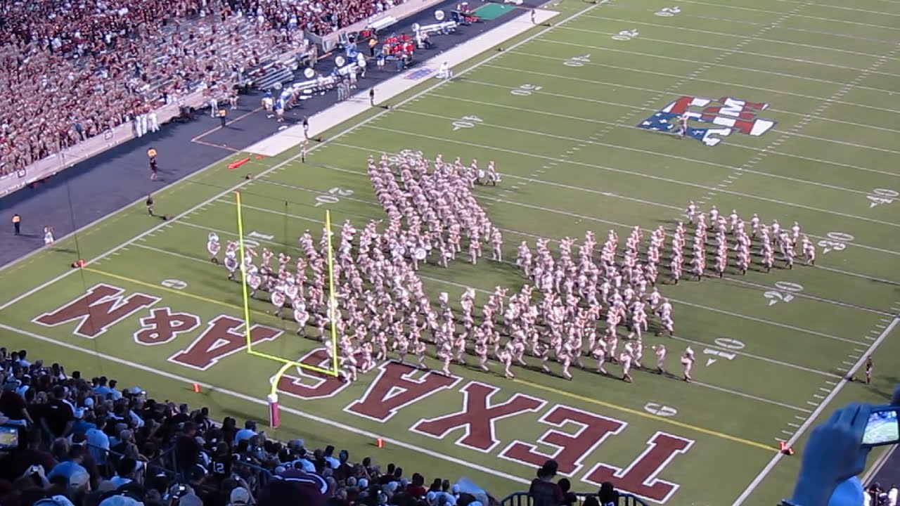 Fightin' Texas Aggie Band! The Best Half Time Show Ever! - YouTube