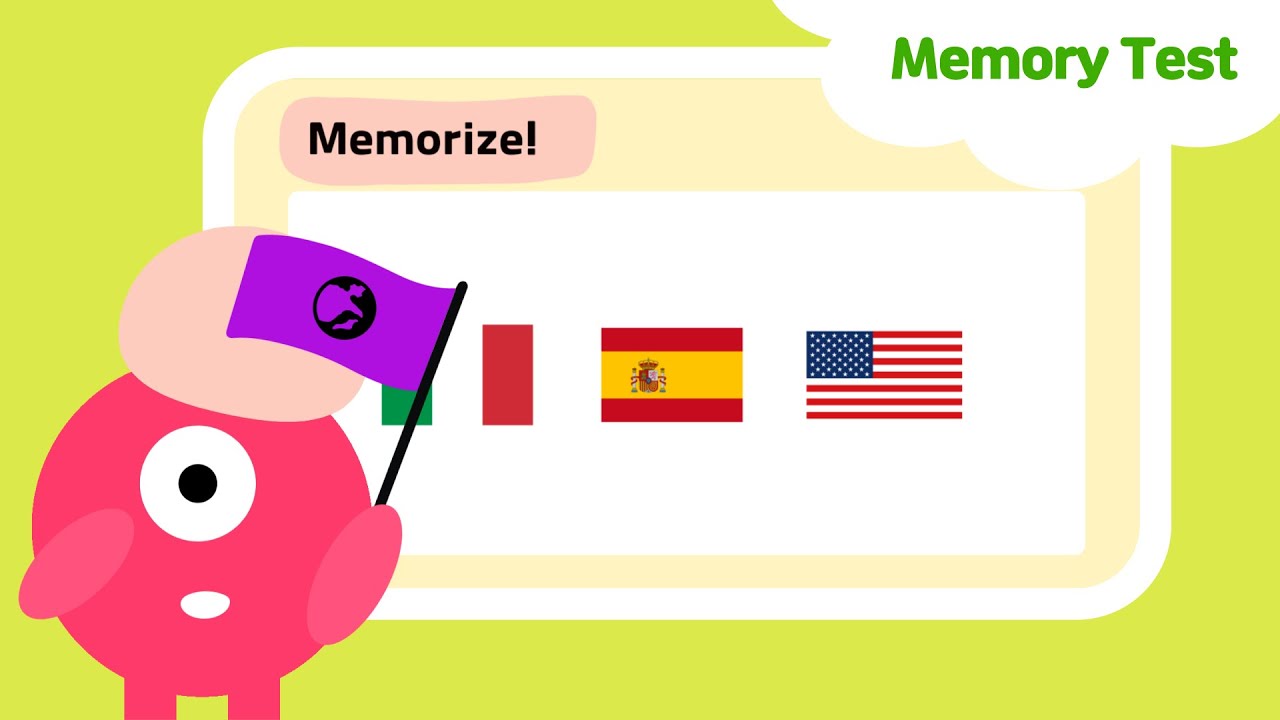 Easy Memory game | Brain training for young children - YouTube