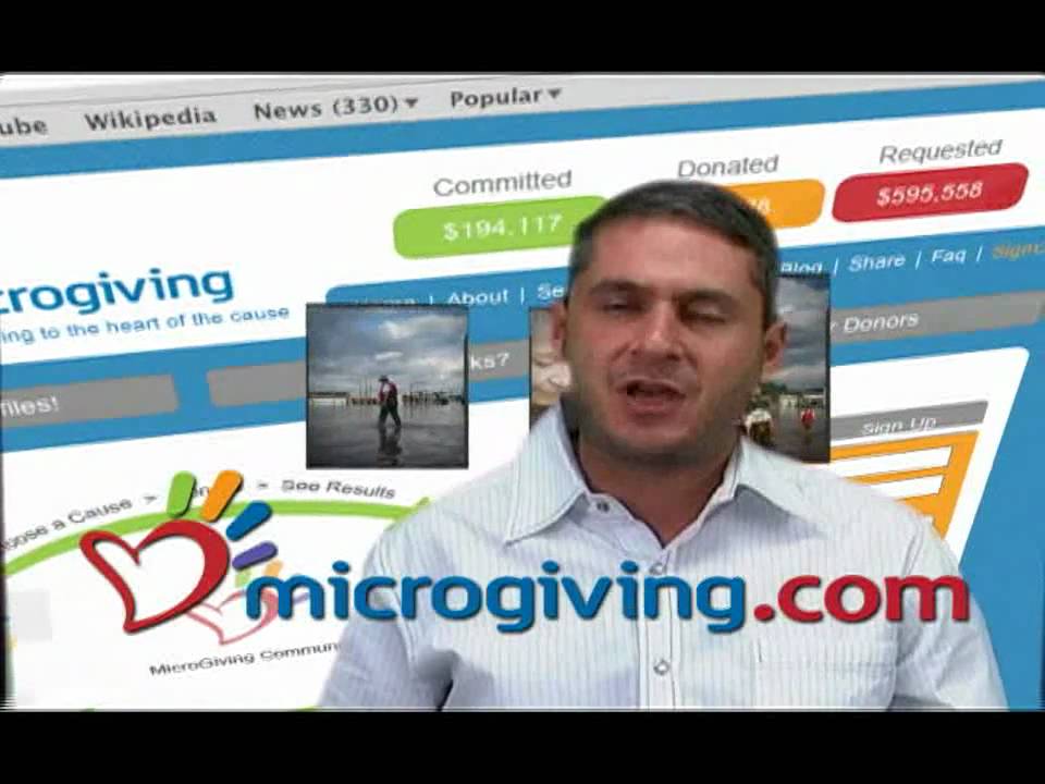 John Ferber Founder Microgiving.com Charity Watch Video Now - YouTube