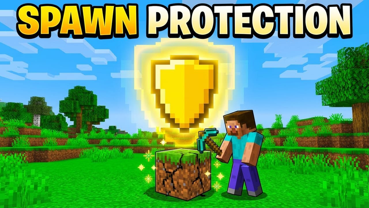 Tutorial Spawn Protection di server - YouTube