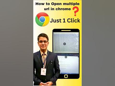 How to open multiple urls in chrome ? | Open multiple Urls | - YouTube