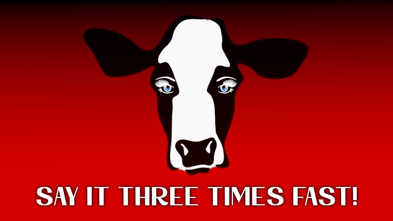Say It Three Times Fast! 🐮 - YouTube