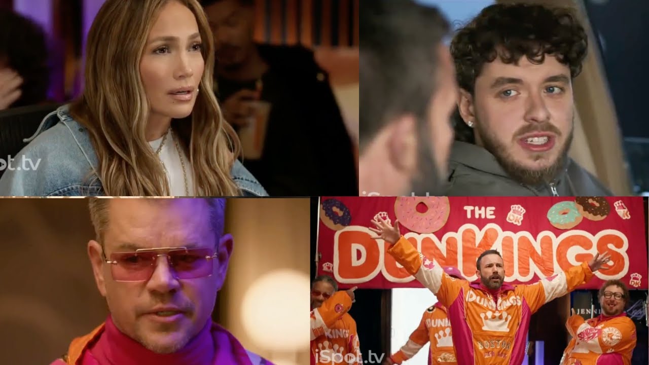 Dunkin' Super Bowl Commercial 2024 Ben Affleck, Jennifer Lopez, Matt ...