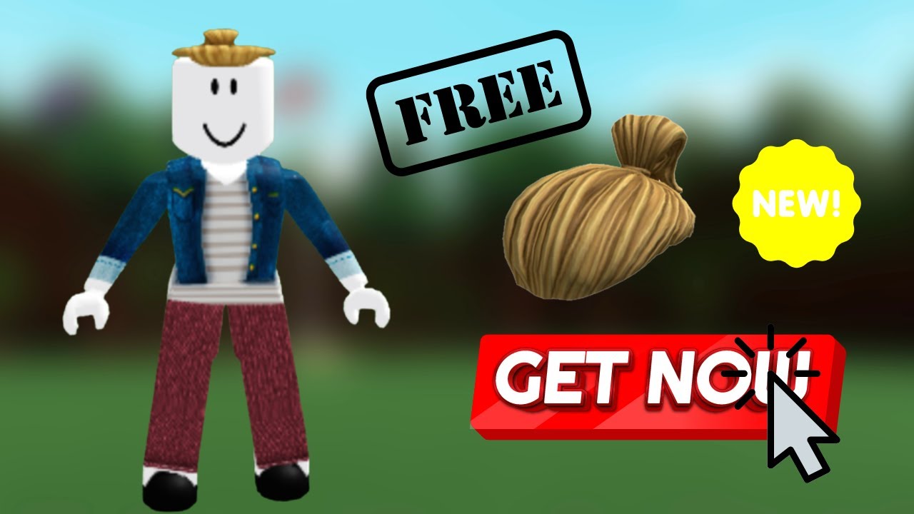 Free Item! How to get Top Knot - Blonde (Roblox) - YouTube