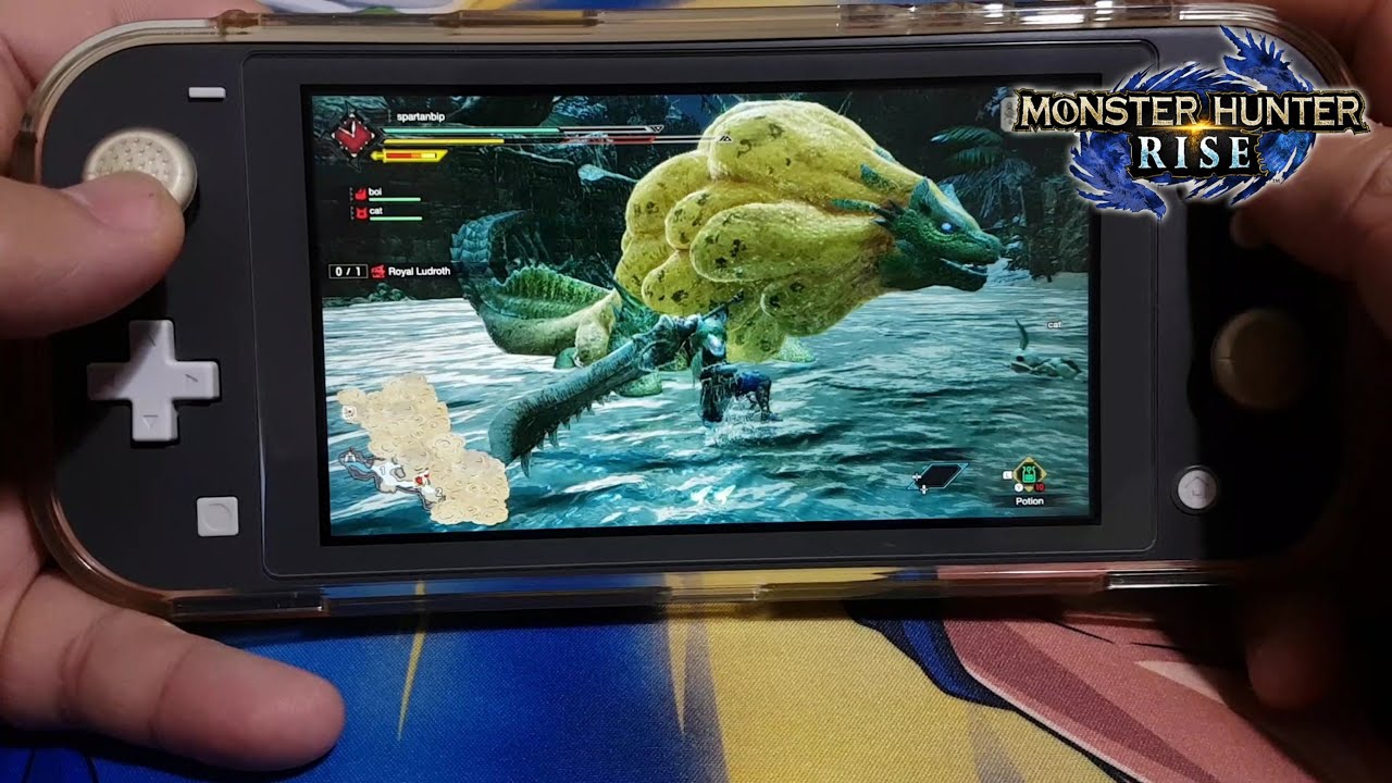 Monster Hunter Rise on Nintendo Switch Lite Part 9 - YouTube