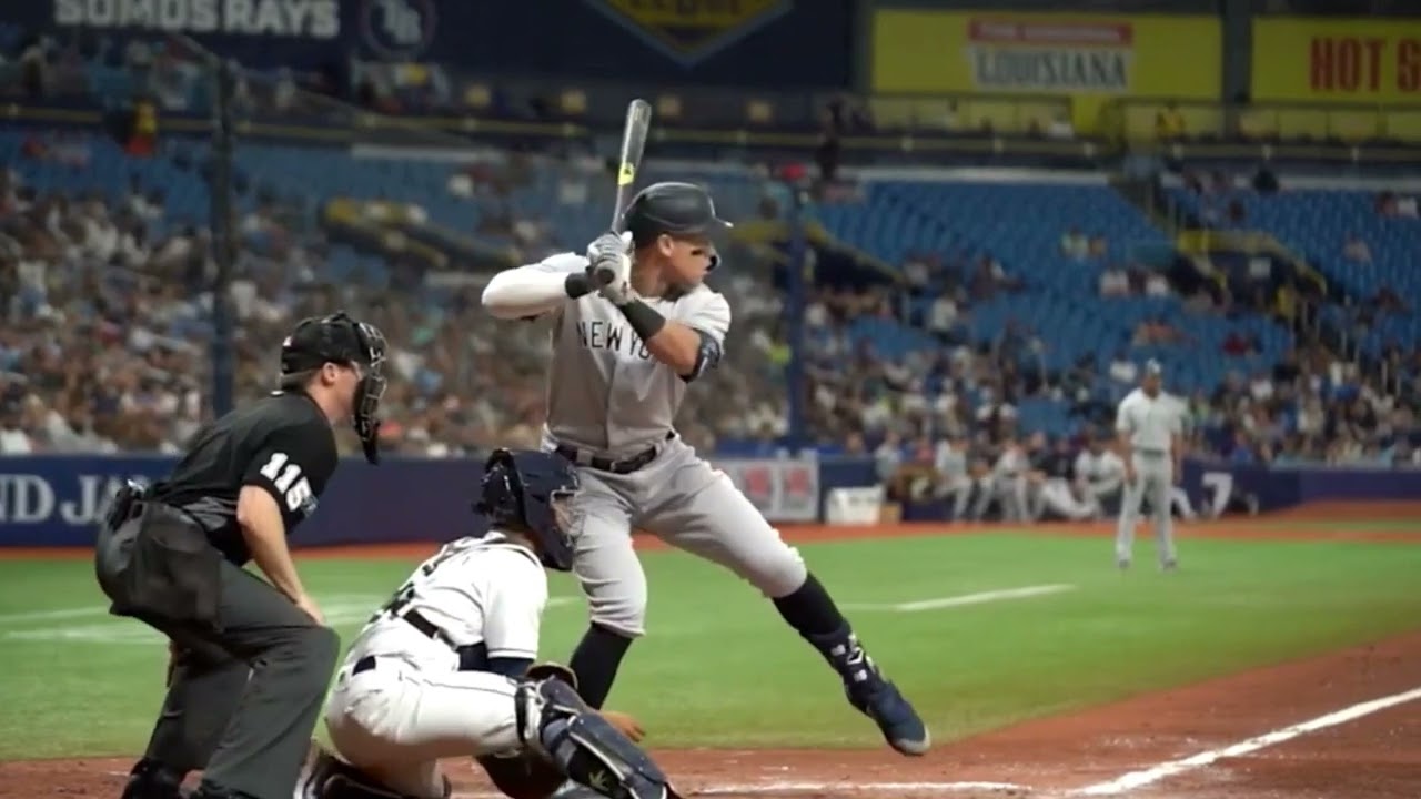Aaron Judge Slow Motion Home Run Baseball Swing Hitting Mechanics ...