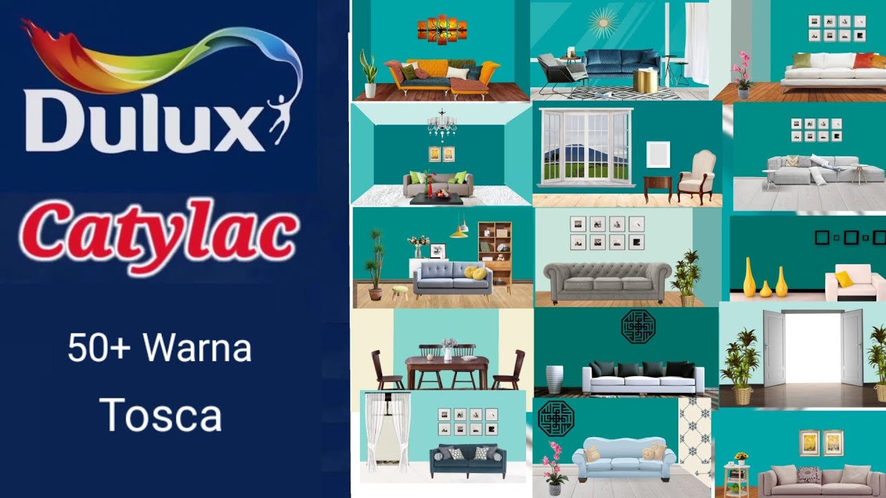 Koleksi warna Tosca dari DULUX beserta kode warna - YouTube