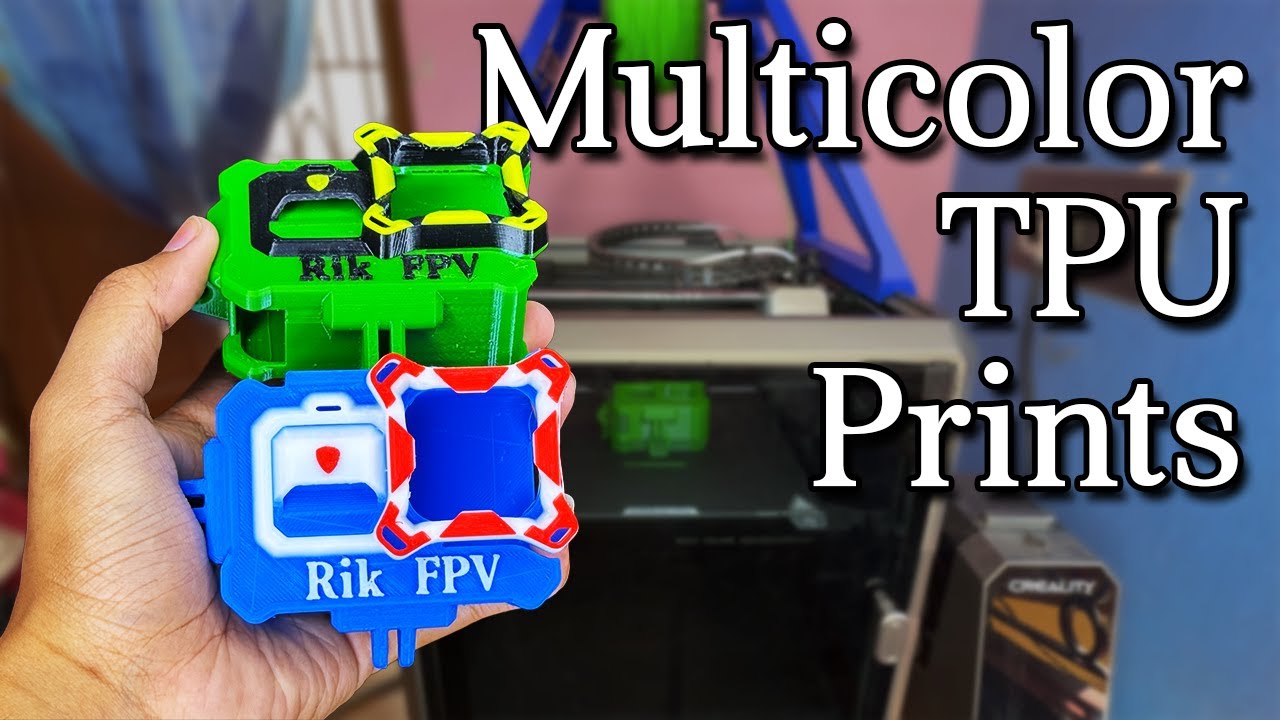 Multicolor TPU Prints | Any 3D Printer | No AMS/Bambulab - YouTube