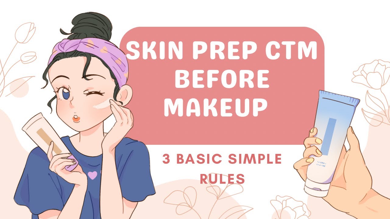 Skin Prep CTM || Before makeup || 😱#skincare #skincaretips #makeuptips ...