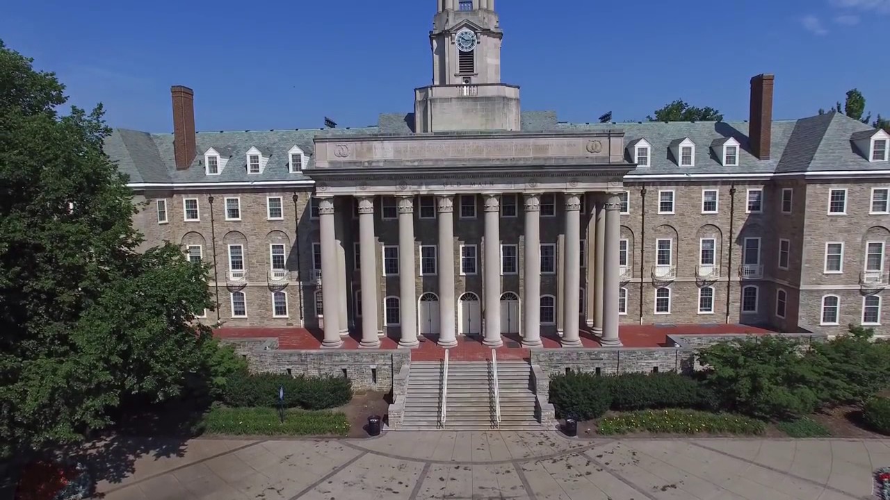 Aerial tour of Penn State University Park - YouTube