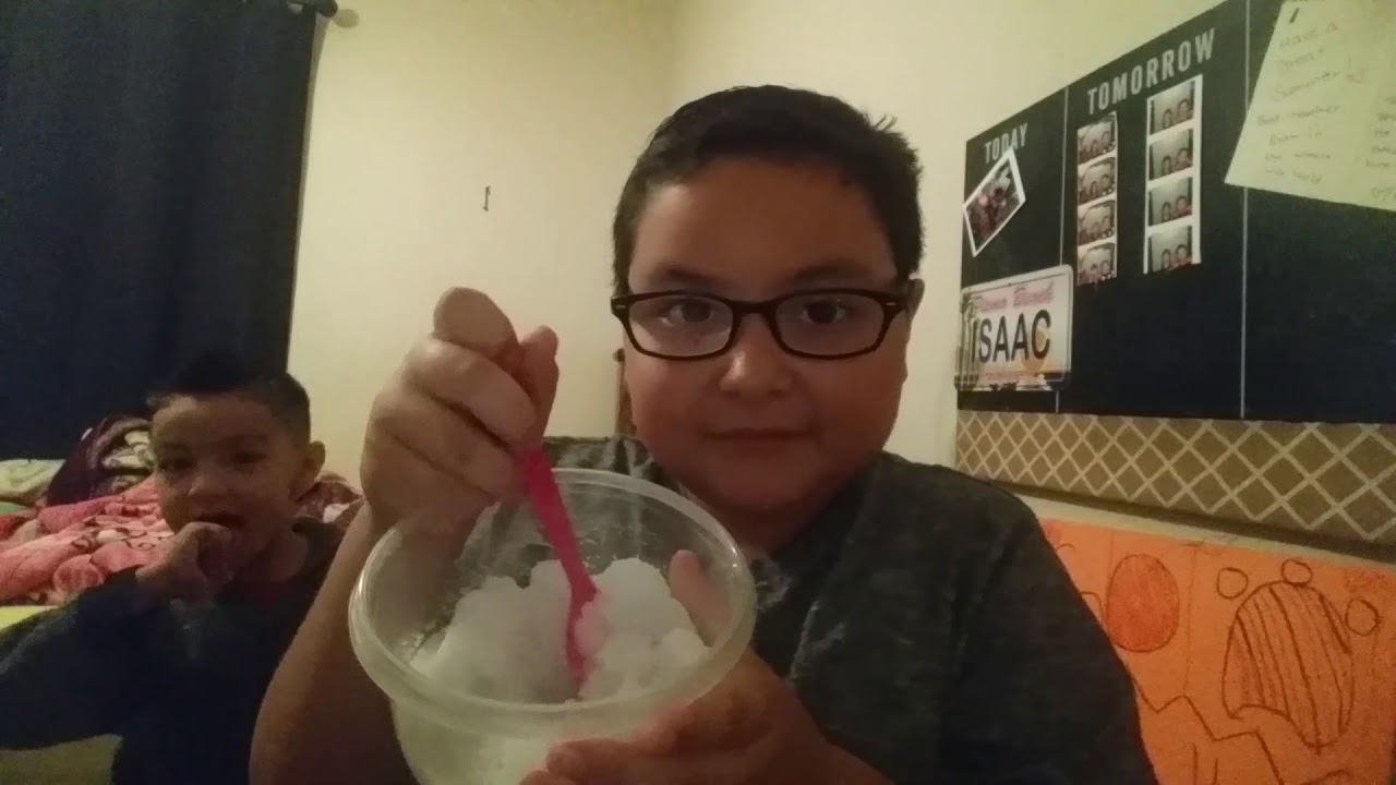 Making edible snow - YouTube