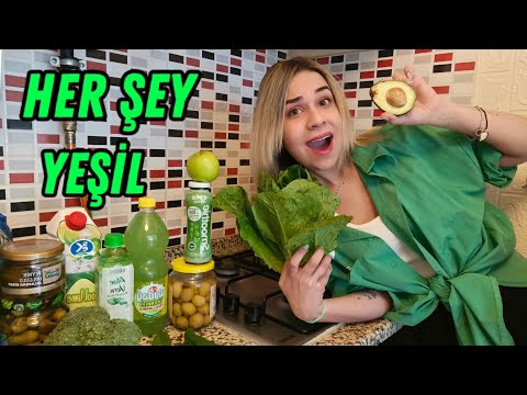24 SAAT BOYUNCA HER ŞEY TEK RENK YEŞİL !!
