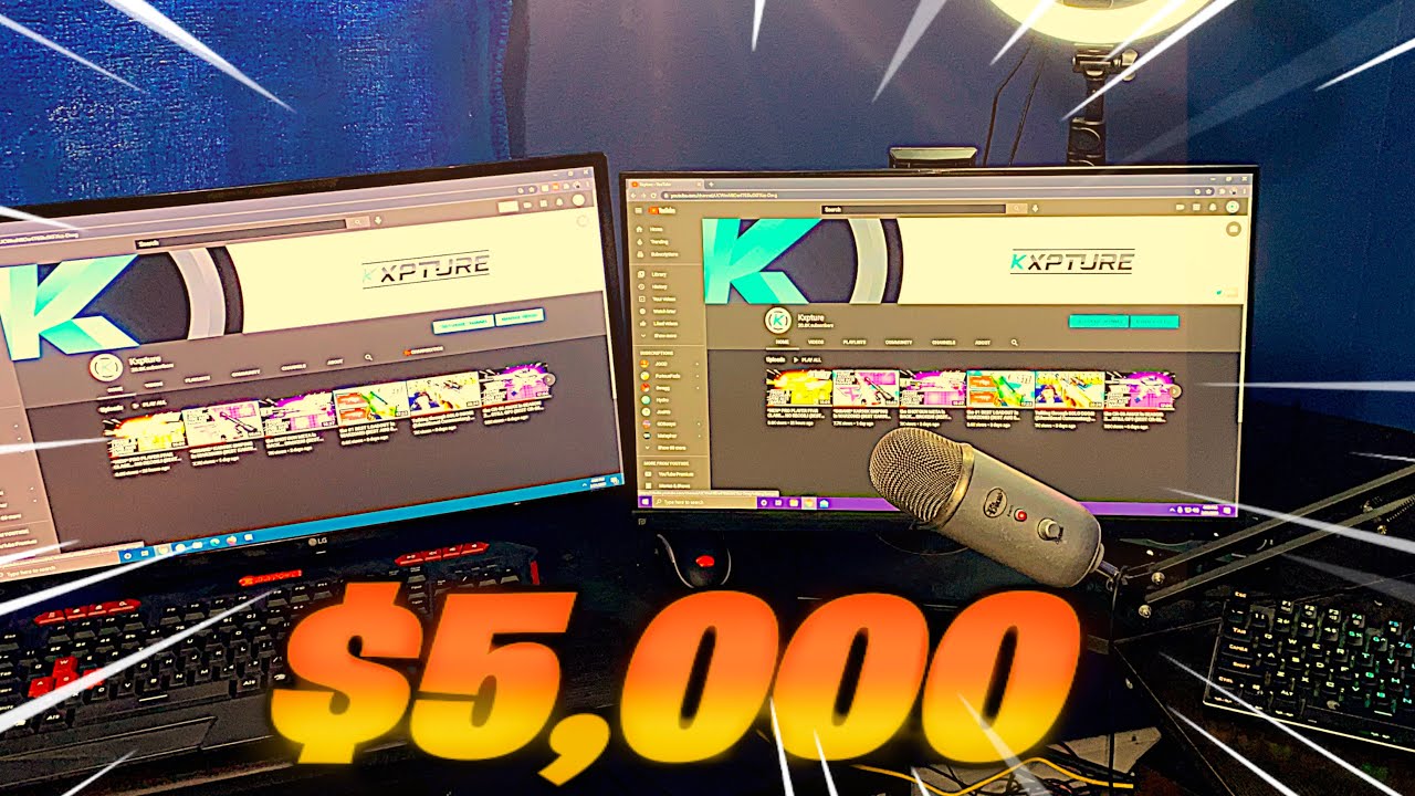 MY $5,000 WARZONE GAMING SETUP! (2021) - YouTube